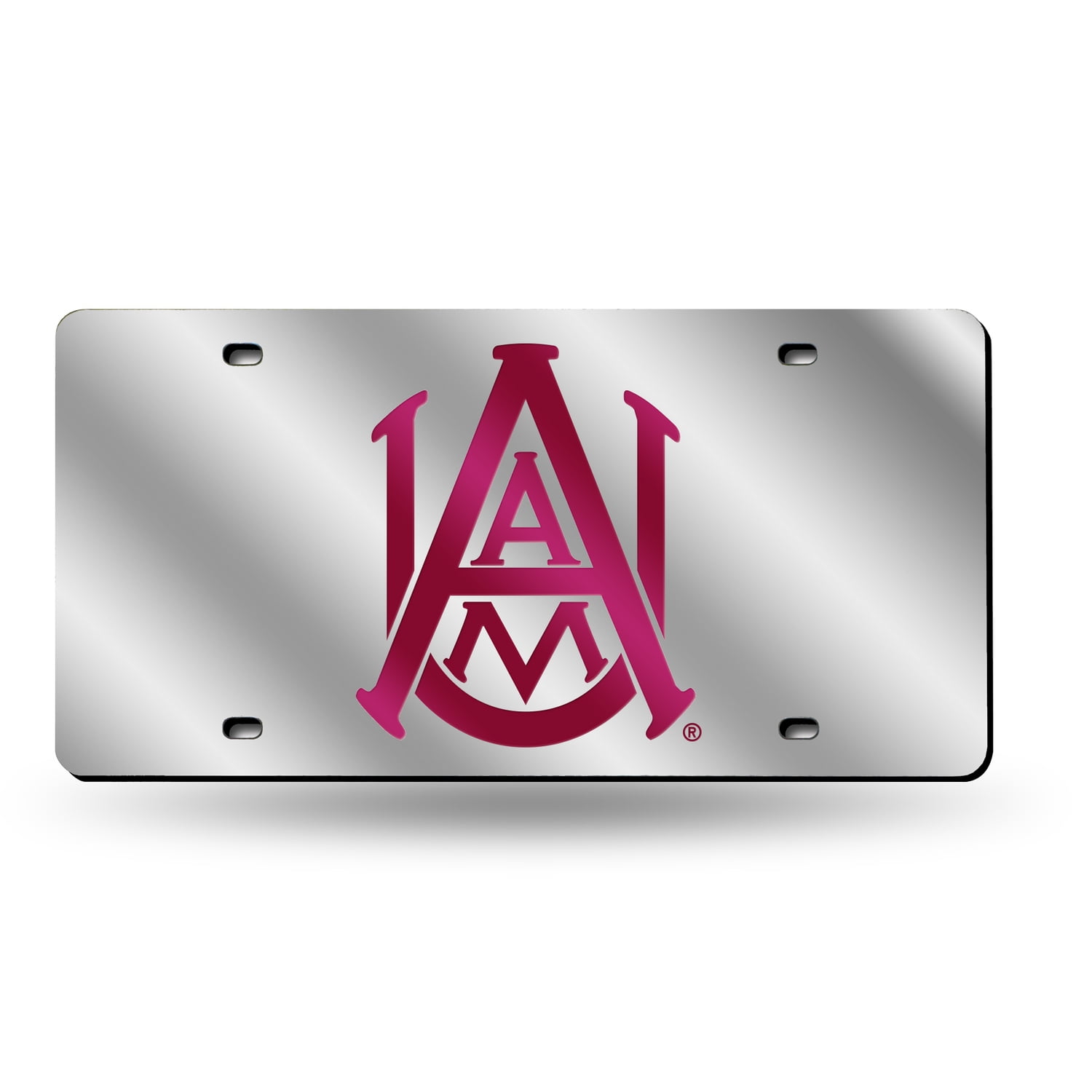 Alabama A&M Bulldogs Mirrored Laser Cut License Plate Laser Tag ...