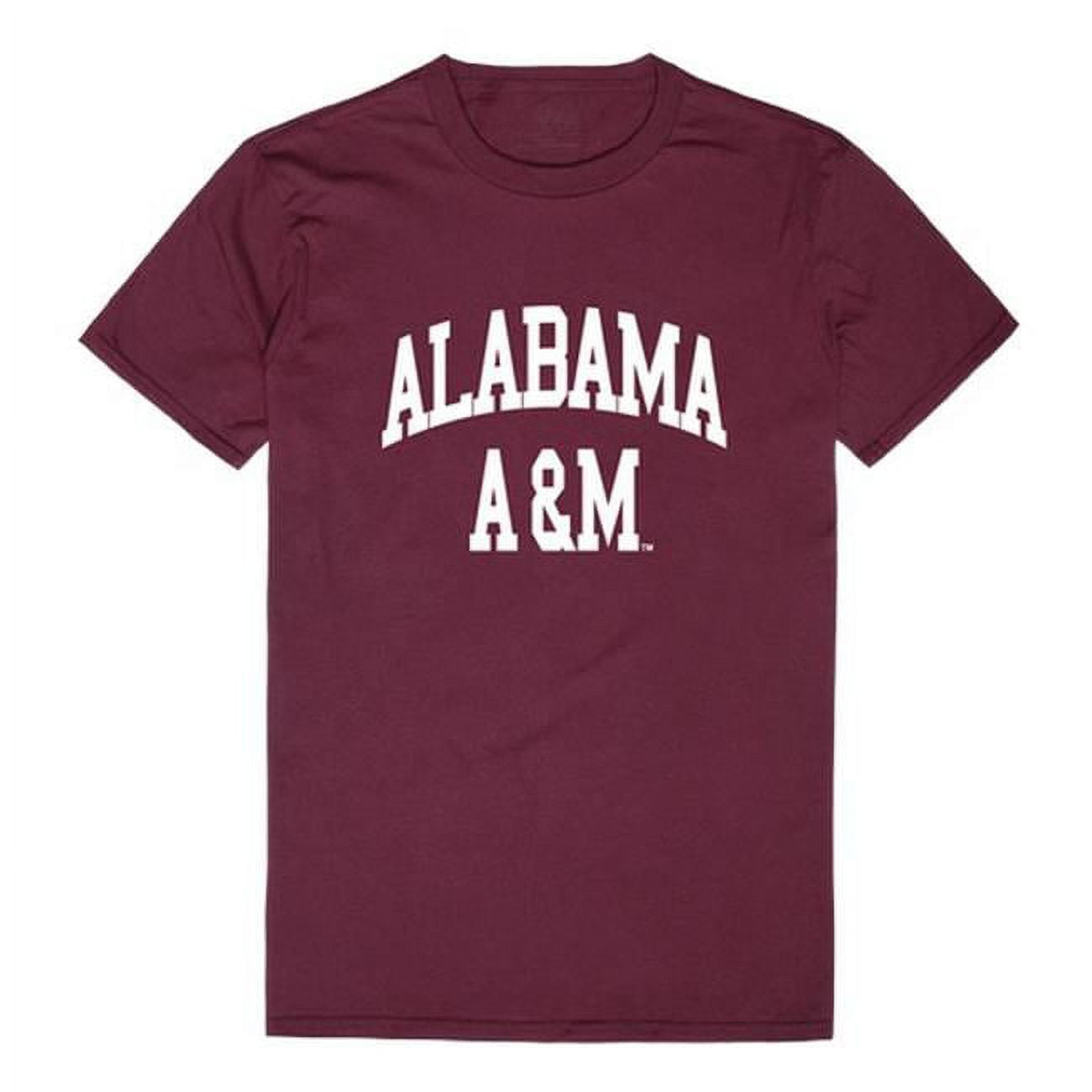 Alabama A&M University Men College T-Shirt, Maroon White - 2XL ...