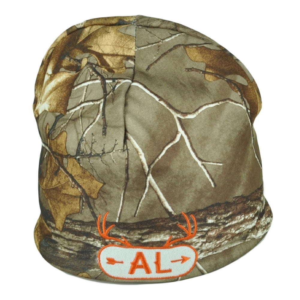 Alabama AL Camouflage Camo Cuffless Knit Beanie Realtree Brown Orange ...