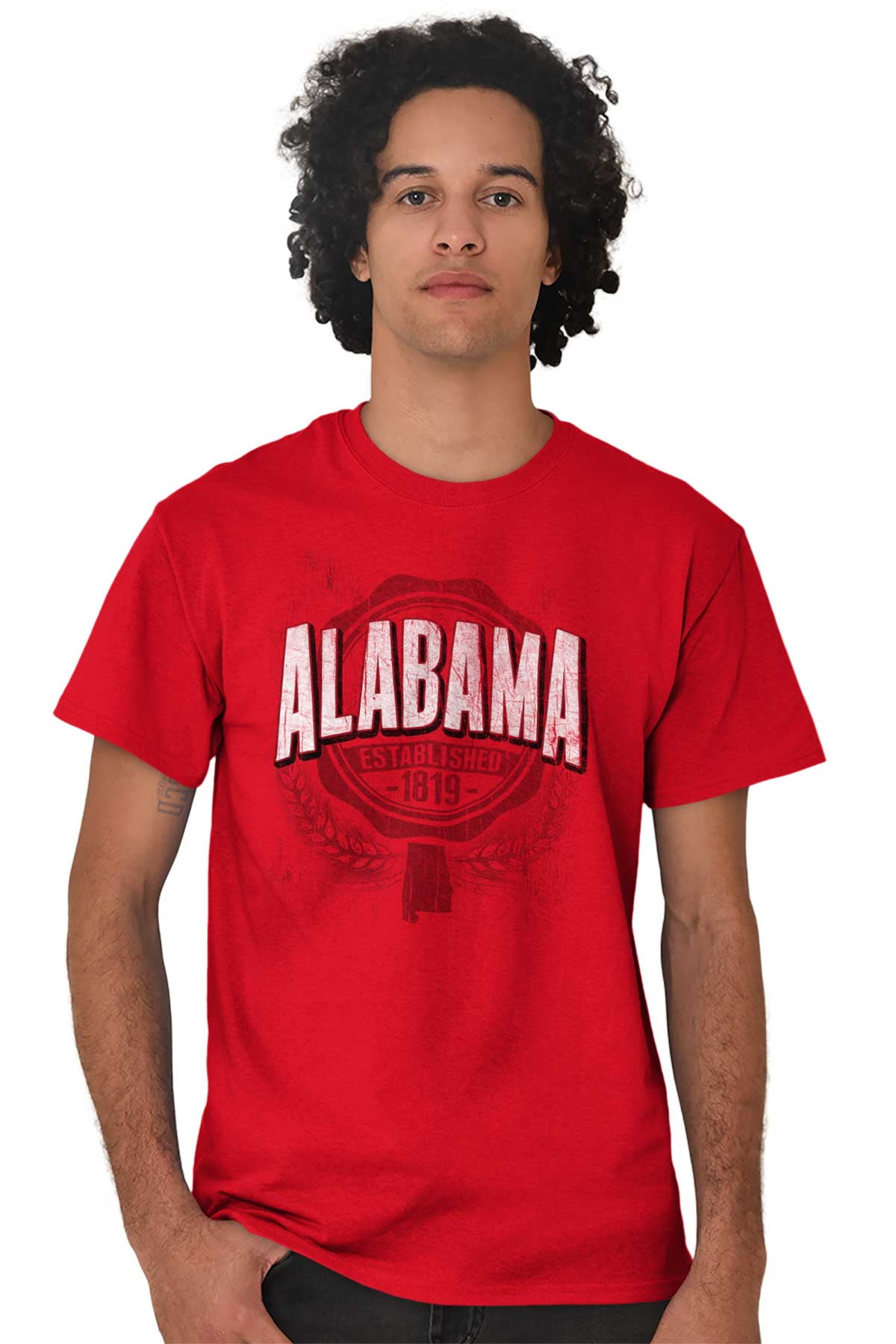 Alabama AL Student Campus Pride Men's Graphic T Shirt Tees Brisco ...