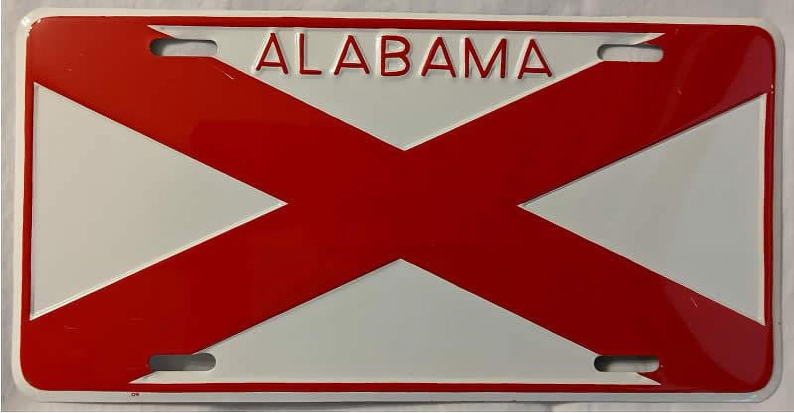 Alabama Aluminum Embossed License Plate - Walmart.com
