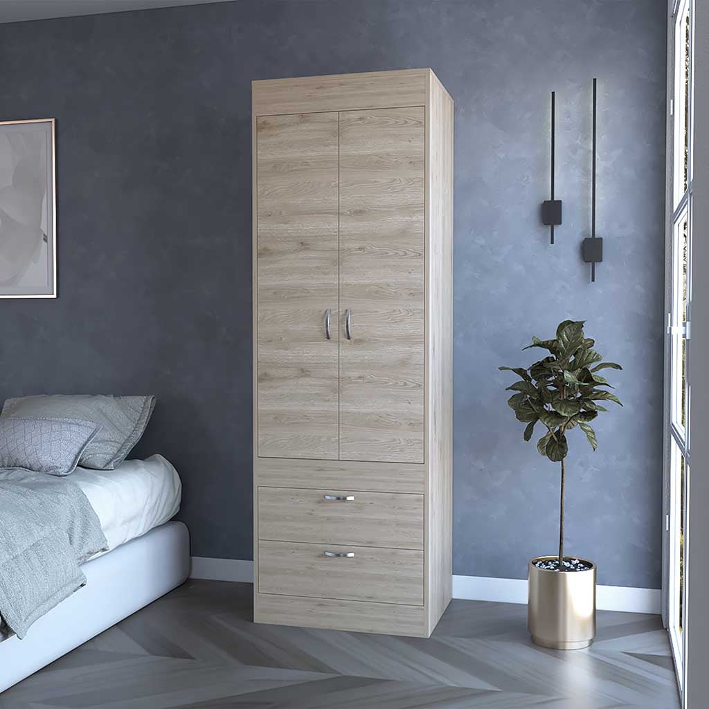 Alabama Armoire, One Large Cabinet, Two Drawers - Walmart.com