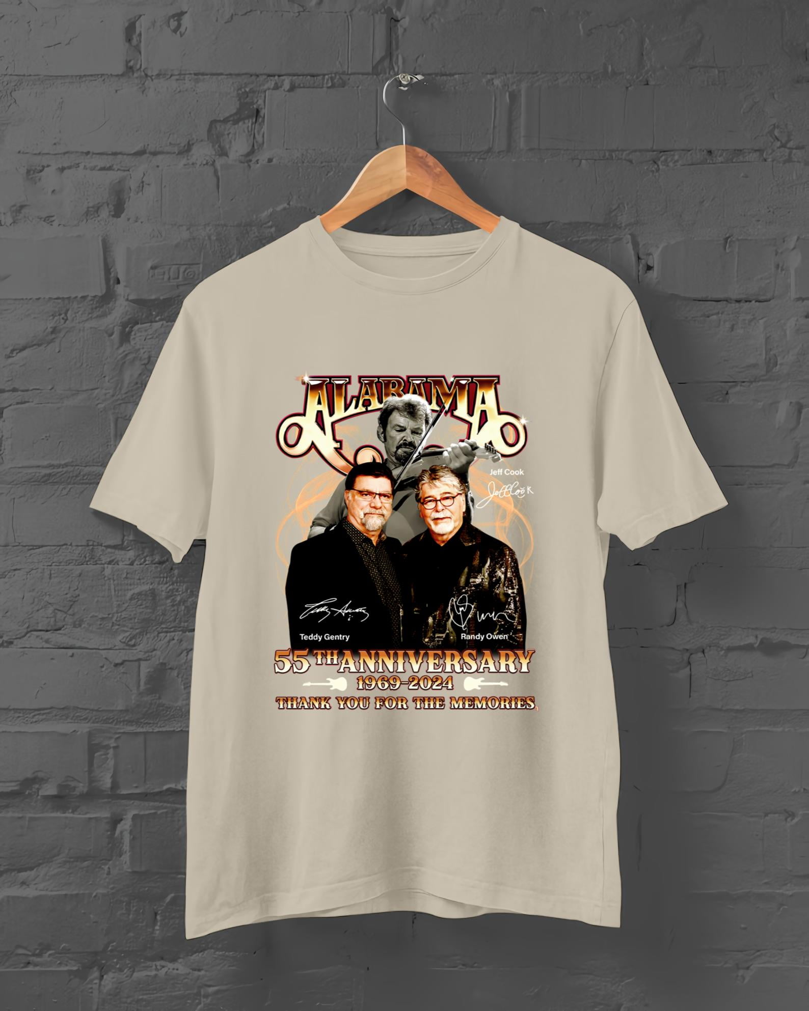 Alabama Band 55th Anniversary 1969-2024 Thank You For The Memories ...