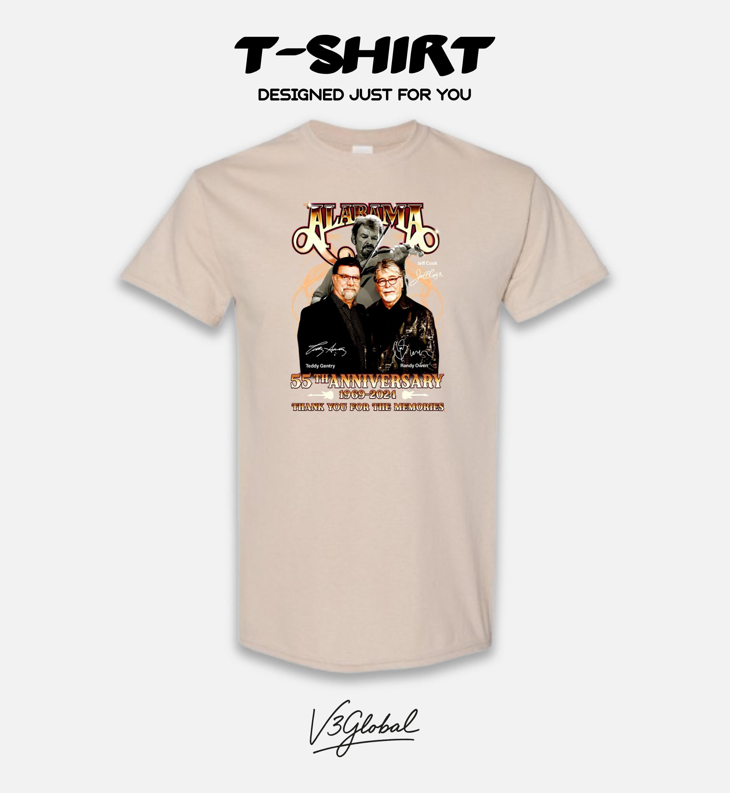 Alabama Band 55th Anniversary Country Music Southern Rock Legends T ...