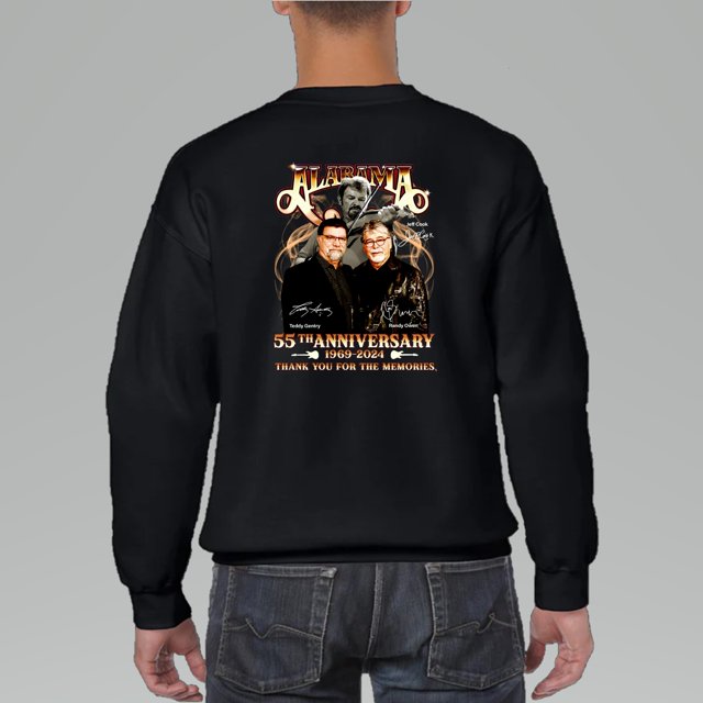Alabama Band 55th Anniversary Thank You SWEATSHIRT, for men & women, up ...