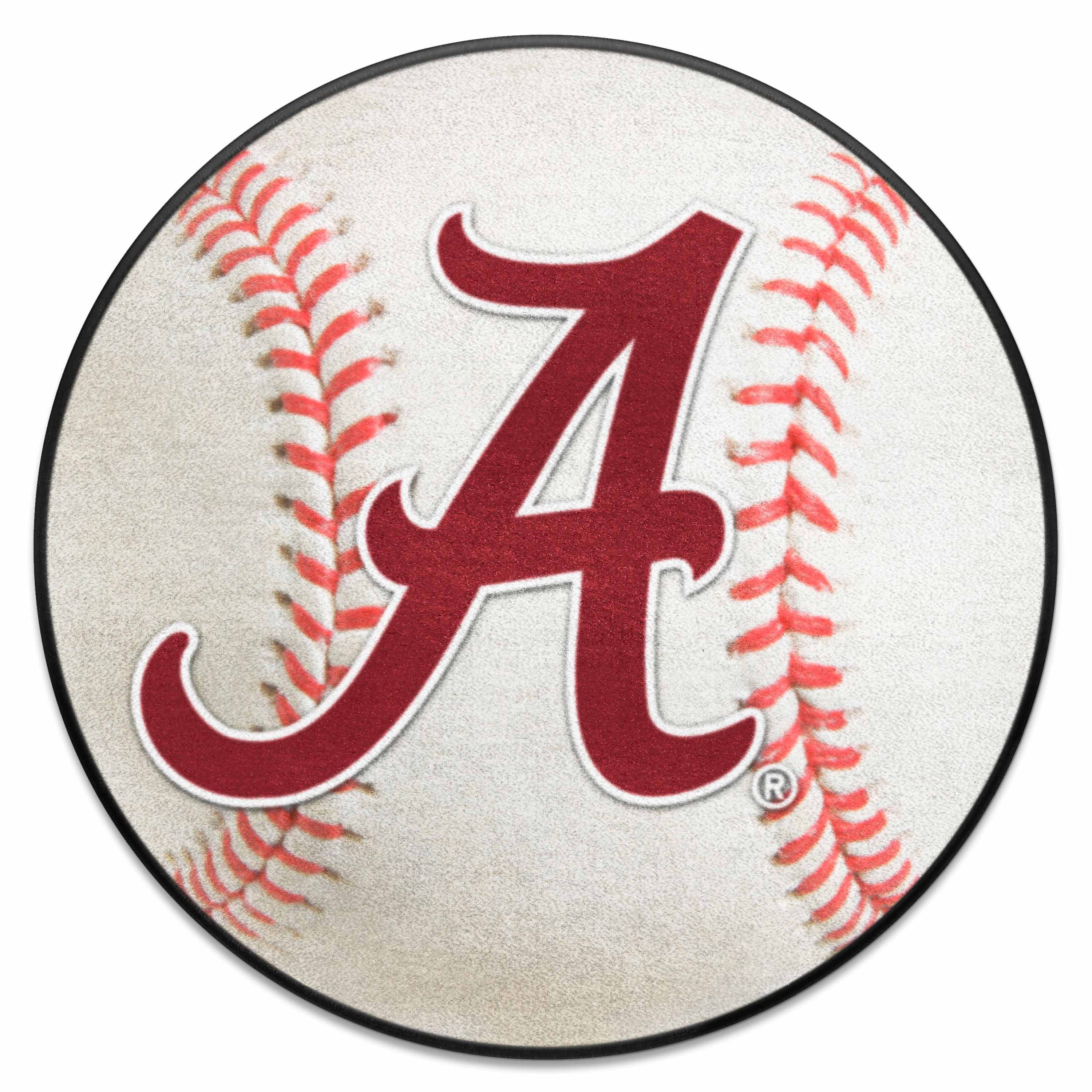 Alabama Baseball Mat 27" diameter - Walmart.com