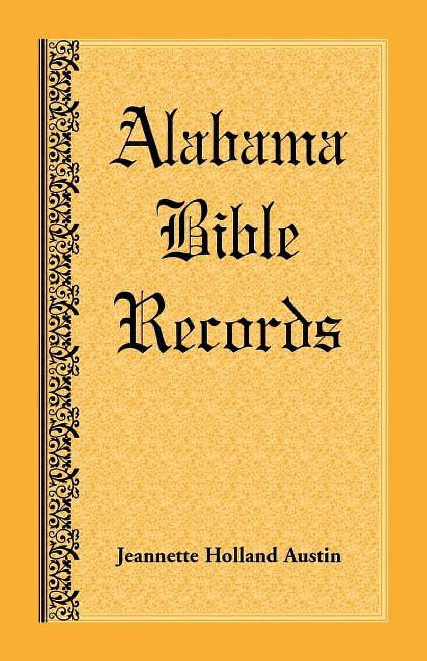 Alabama Bible Records - Walmart.com