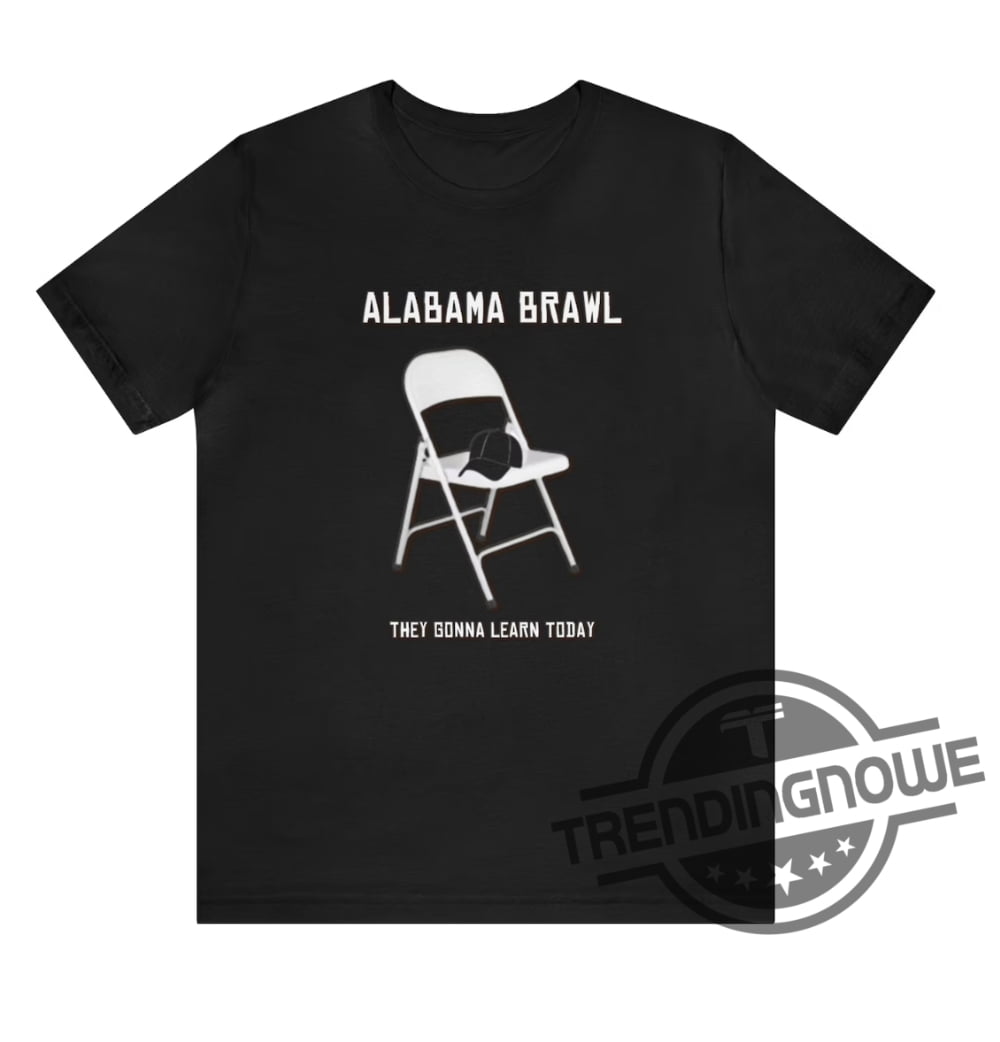 Alabama Brawl Shirt Alabama Riverboat Brawl White Metal Folding Chair ...