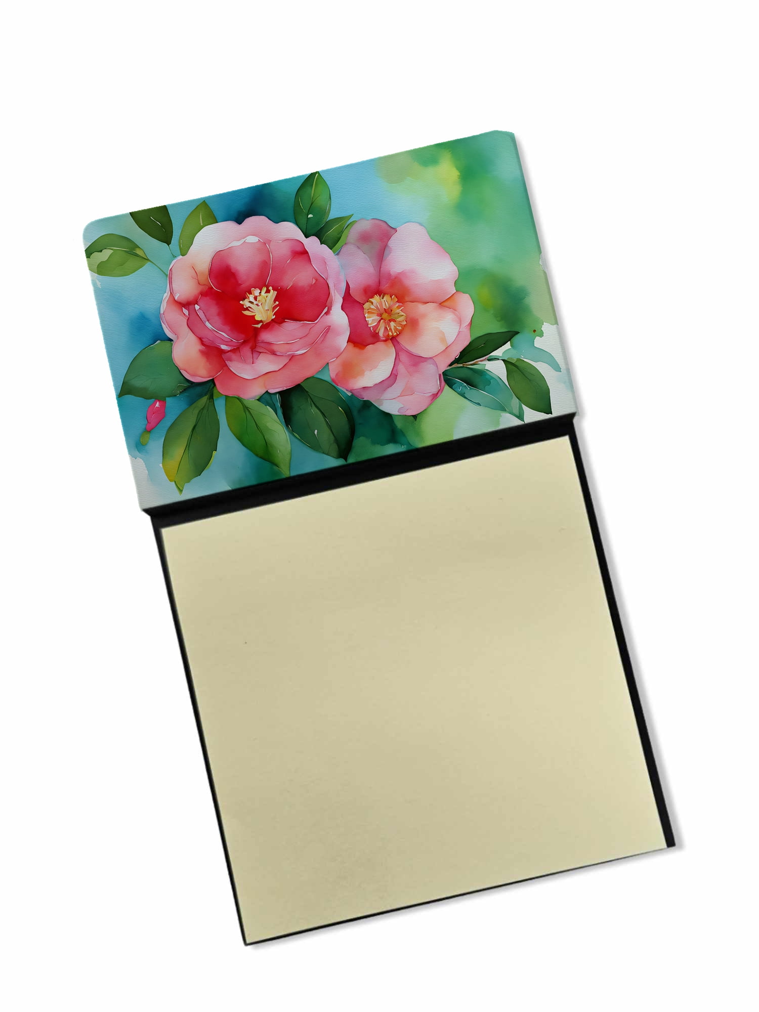 Alabama Camellia in Watercolor Sticky Note Holder 3.25 in x 5.25 in - Walmart.com
