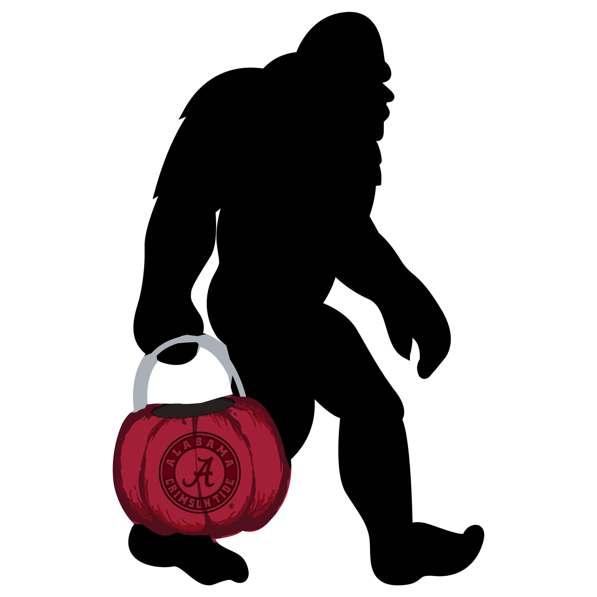 Alabama Crimson Tide 12" Bigfoot Halloween Yard Stake - Walmart.com