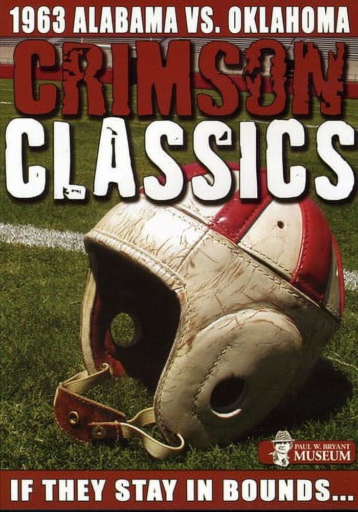 Alabama Crimson Tide 1963 Orange Bowl Championship Crimson Classics DVD ...