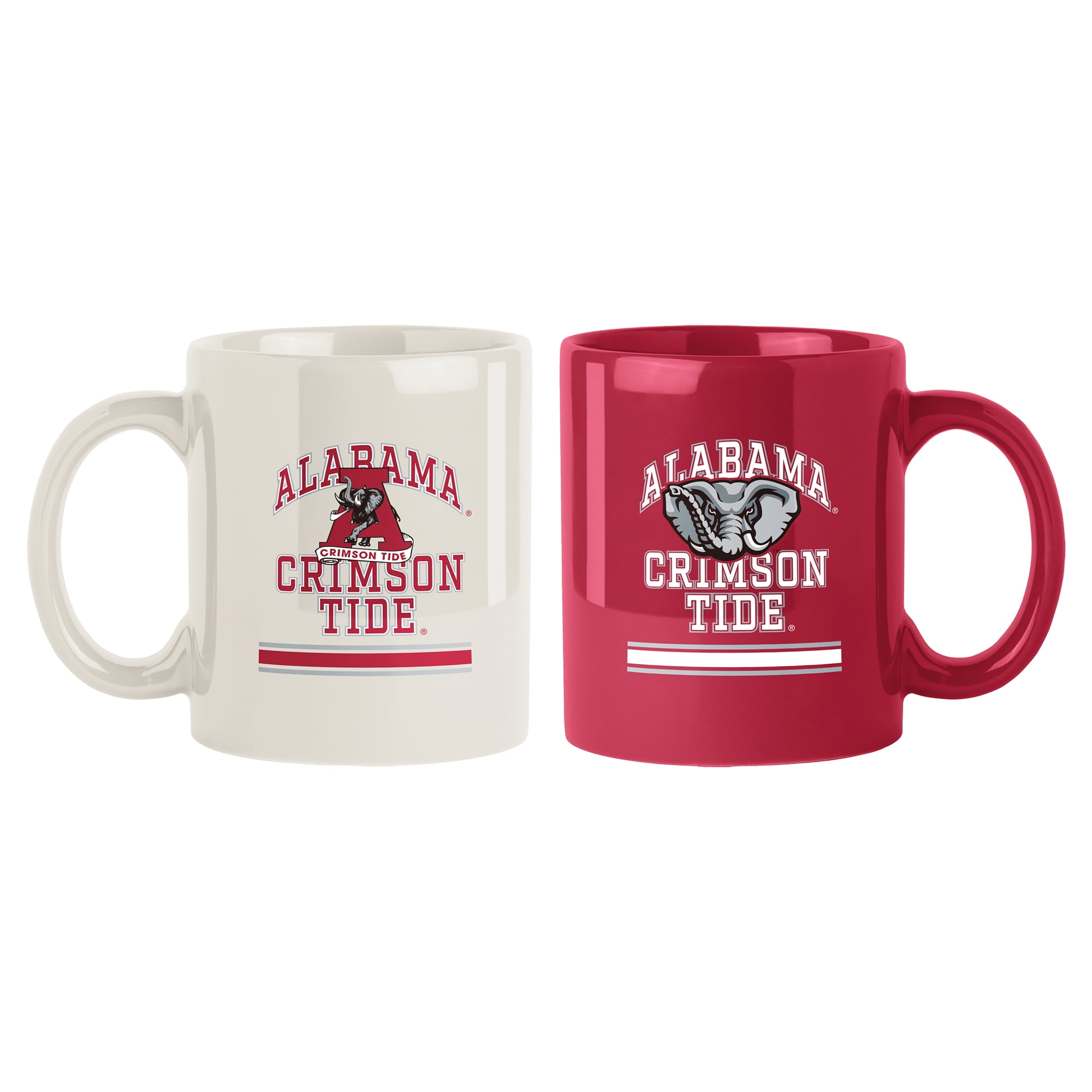 Alabama Crimson Tide 2-Pack 15oz. Checkered Wordmark Mug Set - Walmart.com
