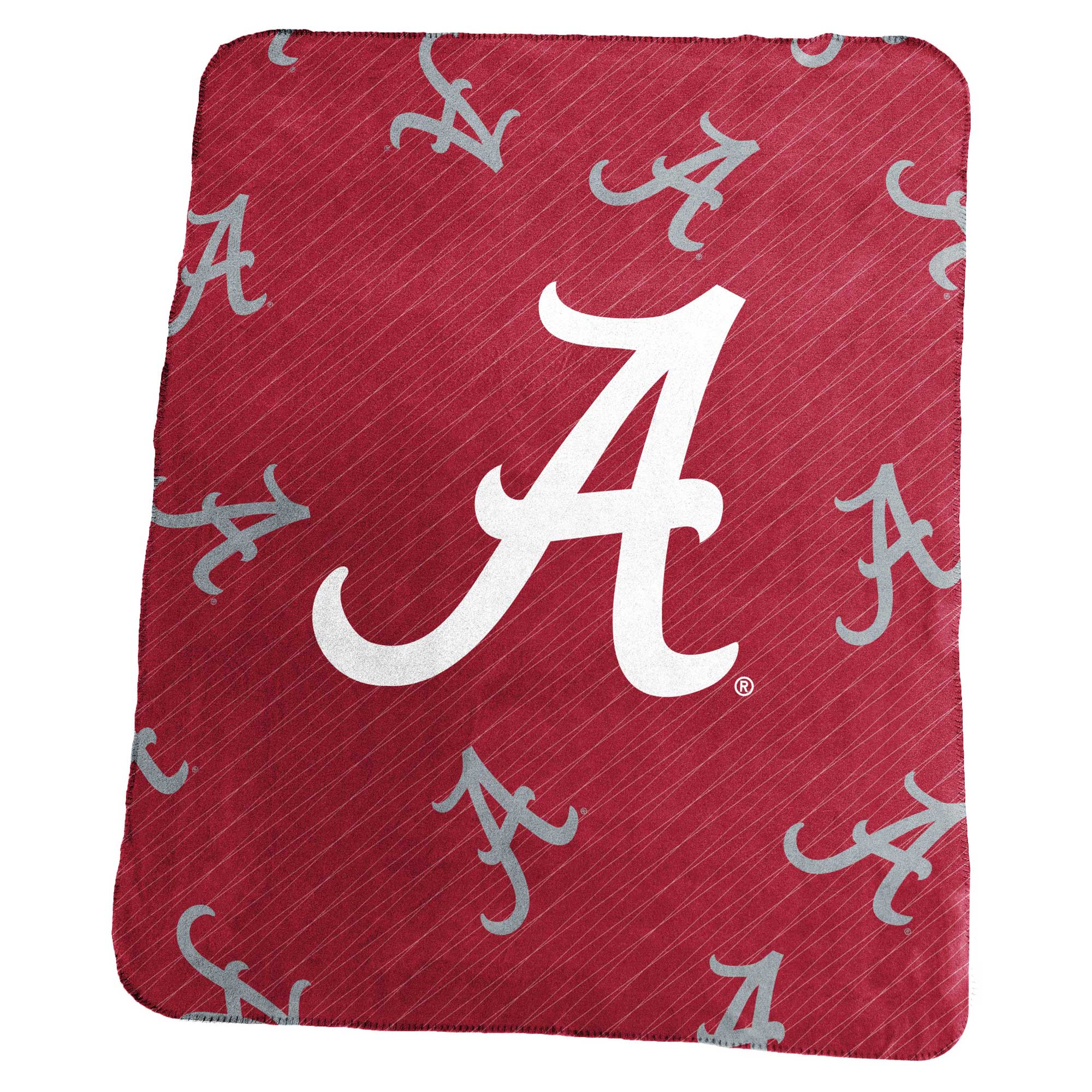 Alabama Crimson Tide 50" x 60" Repeating Logo Classic Plush Throw ...