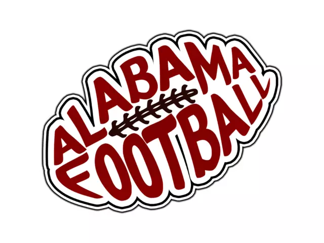Alabama Crimson Tide Football Logo Waterproof Sticker Phone Decal Water ...