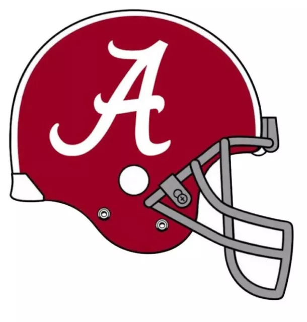 Alabama Crimson Tide Helmet Logo Sticker Baseball Sticker, Football ...
