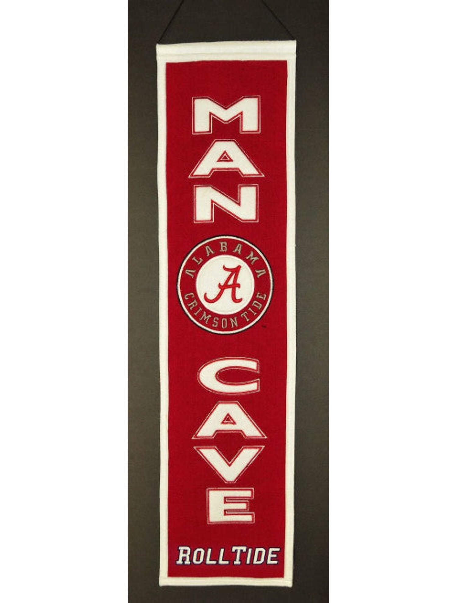 Alabama 8"x32" Wool Banner Man Cave - Walmart.com