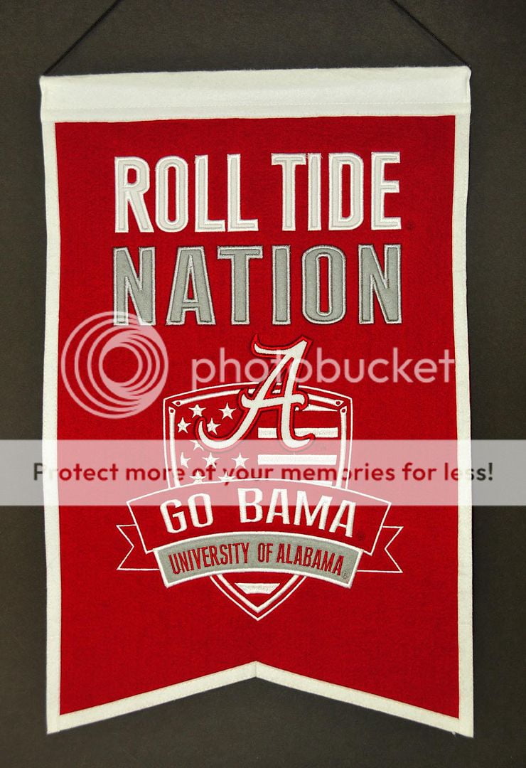 Alabama Crimson Tide Official NCAA 14 inch X 22 inch wall banner by ...