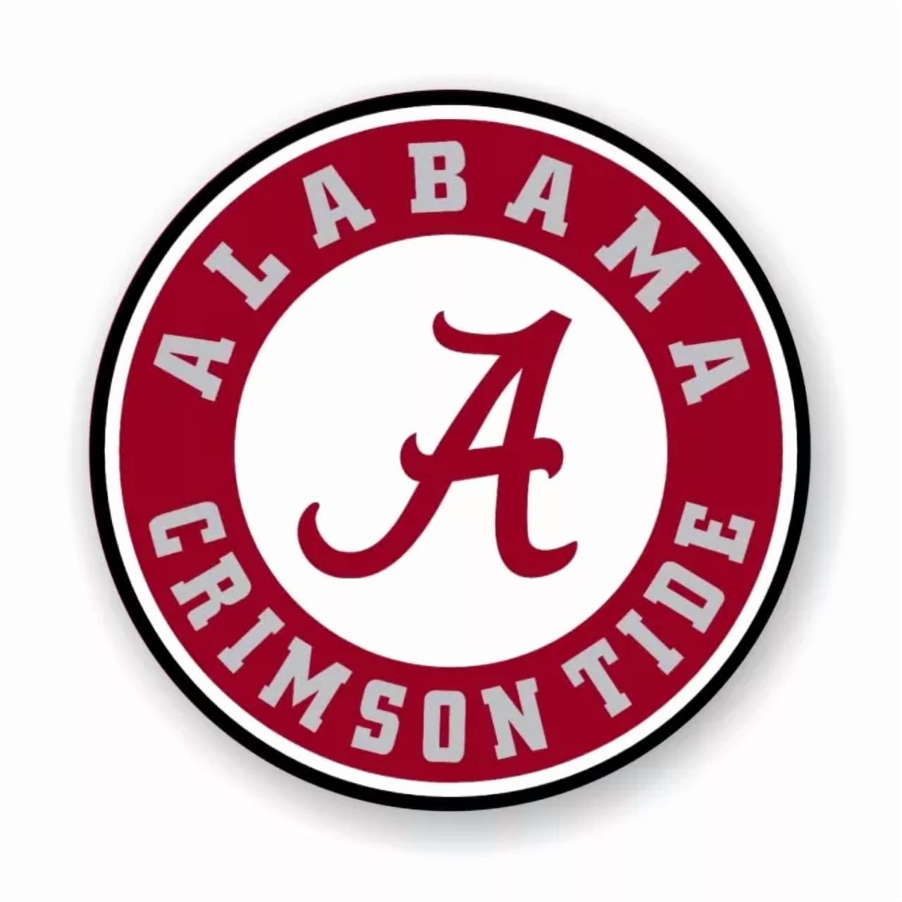 Alabama Crimson Tide (Round) Sticker Phone Decal Water Bottle Stickers ...