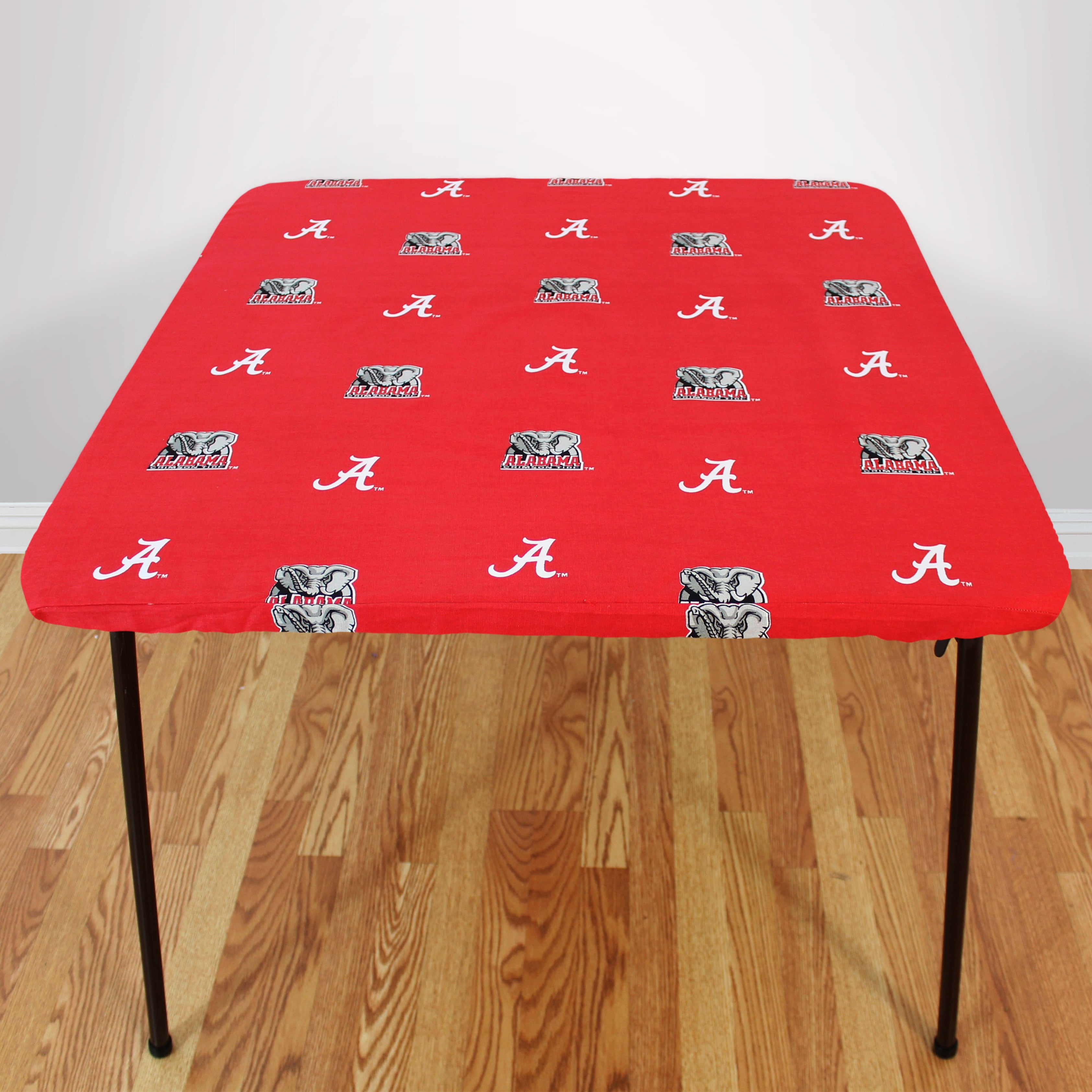 Alabama Crimson Tide Tailgate Fitted Tablecloth, 33" x 33", Card Table ...