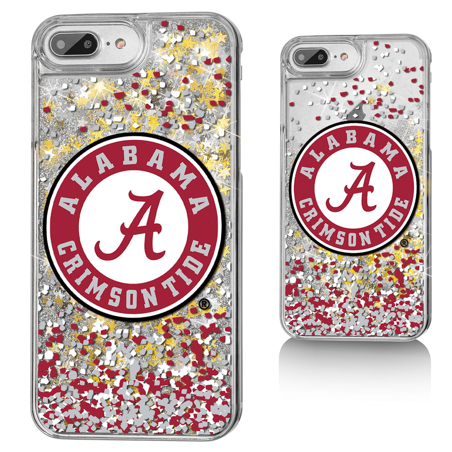 Alabama Crimson Tide iPhone Glitter Confetti Design Case - Walmart.com