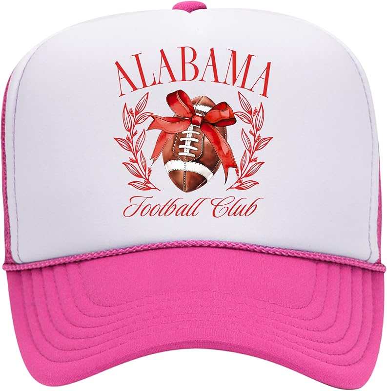 Alabama Football Club Trucker Hat | Season Cowgirl Cowboy Western Funny | Premium Mesh Foam ...