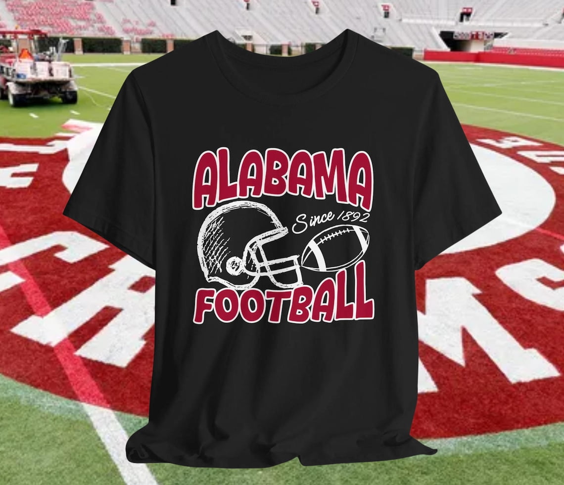 Alabama Football Shirt, Bama Tee, Crimson Tide T-Shirt, Game Day ...