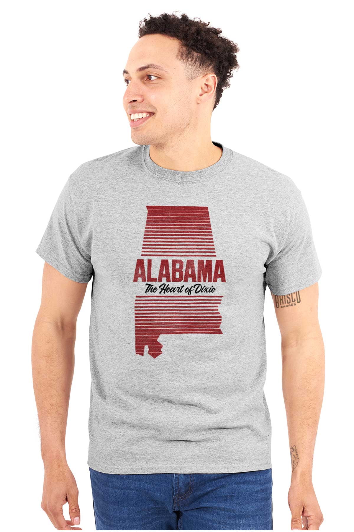 Alabama Heart of Dixie AL Native Plus Size Crewneck Graphic Tee Shirt ...