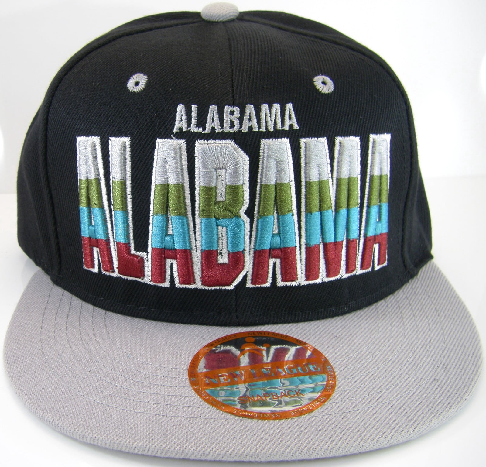 Alabama Men's Adjustable Snapback Baseball Cap (Black/Gray) - Walmart ...