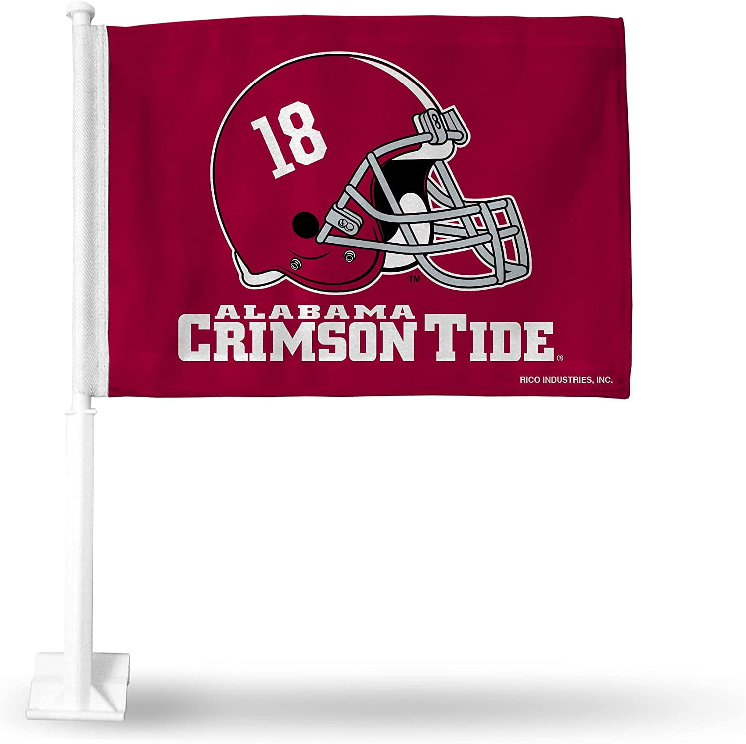 Alabama NCAA Crimson 14x19 Double Sided Window Mount Car Flag - Walmart.com