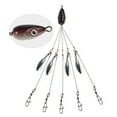 Alabama Rig Fishing Bait, 18g 5 Arm Alabama Rig Head Umbrella Fishing ...