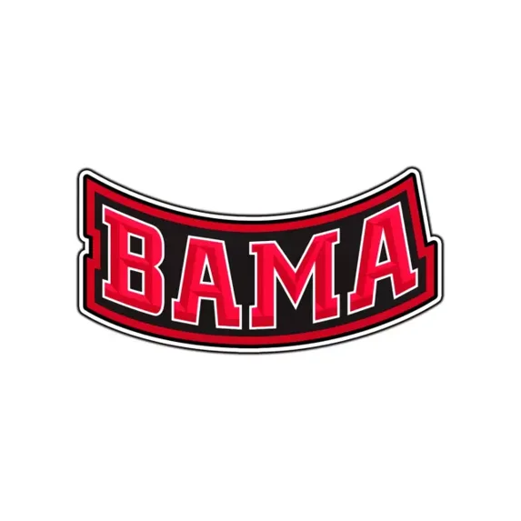 Alabama Roll Tide Bama Logo Waterproof Sticker Phone Decal Water Bottle ...