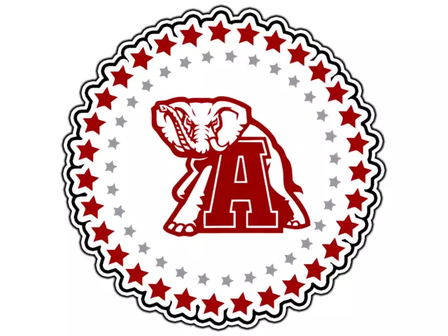 Alabama Roll Tide Star Emblem Logo Waterproof Sticker Phone Decal Water ...