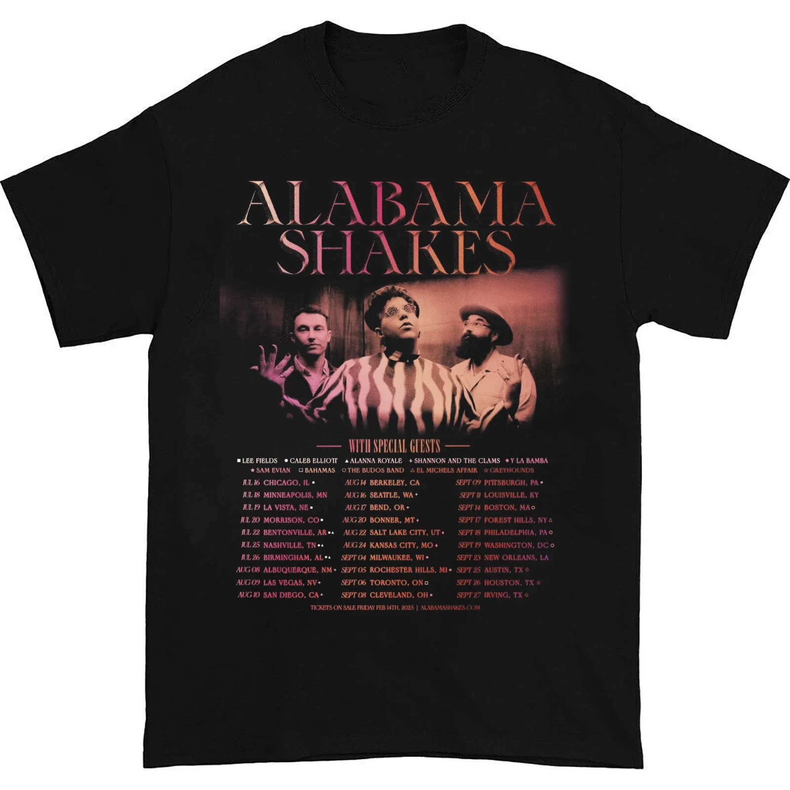 Alabama Shakes Tour 2025 Gift For Fan, Alabama Shakes Tour 2025 Shirt ...