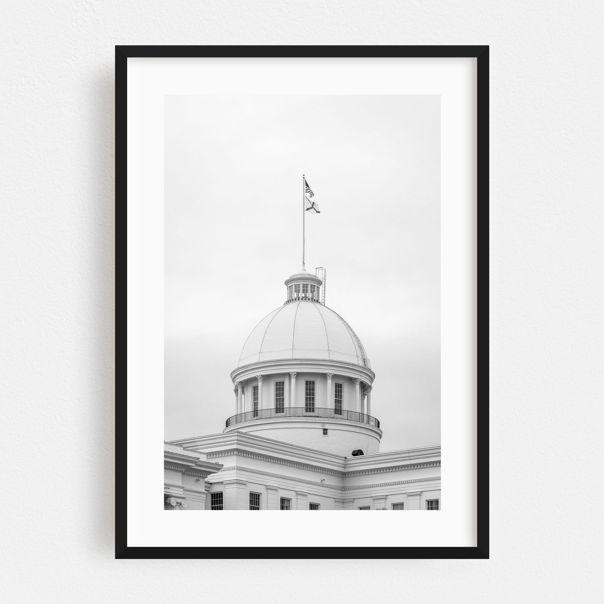Alabama State Capitol 01 B&W - Montgomery Alabama Photography ...