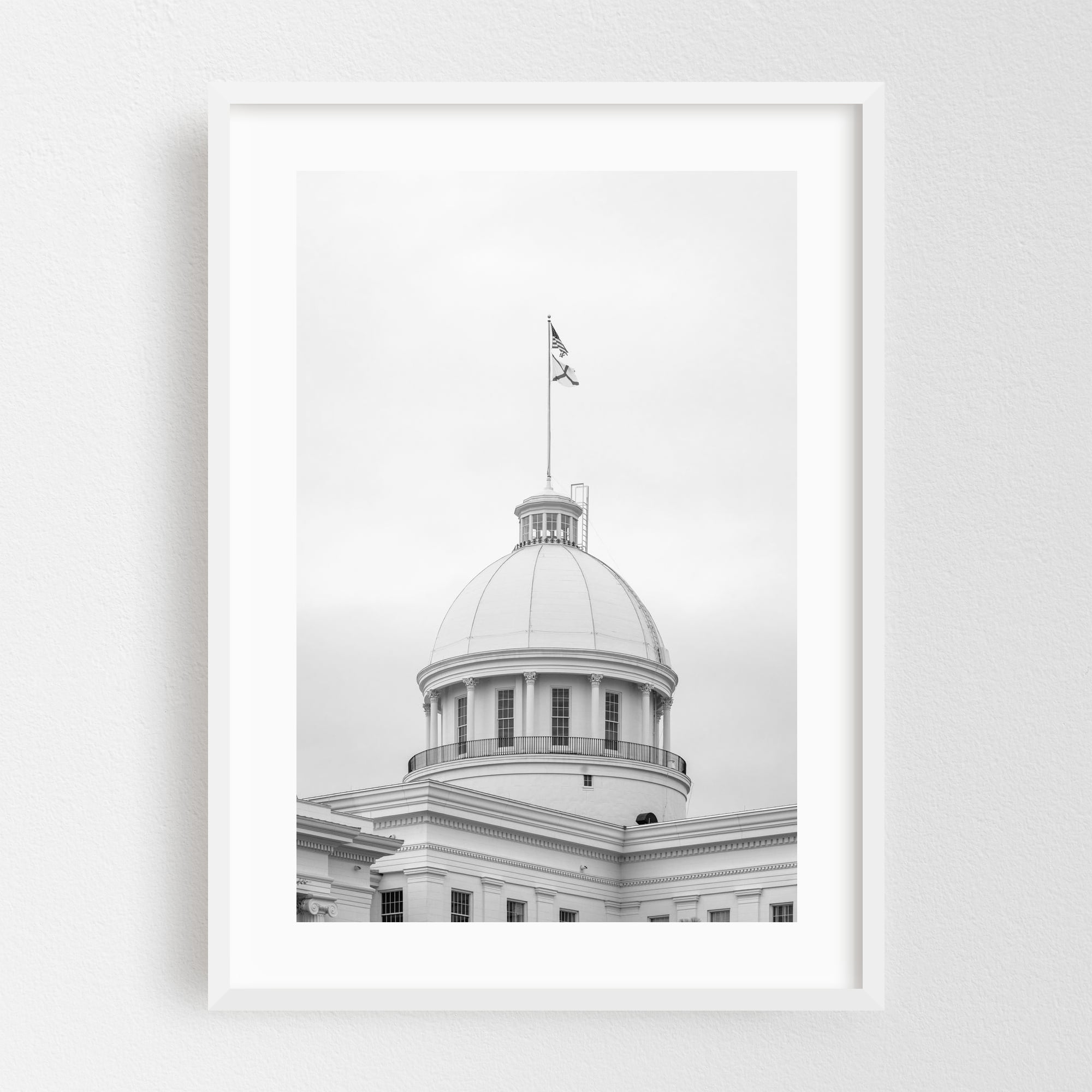 Alabama State Capitol 01 B&W - Montgomery Alabama Photography ...