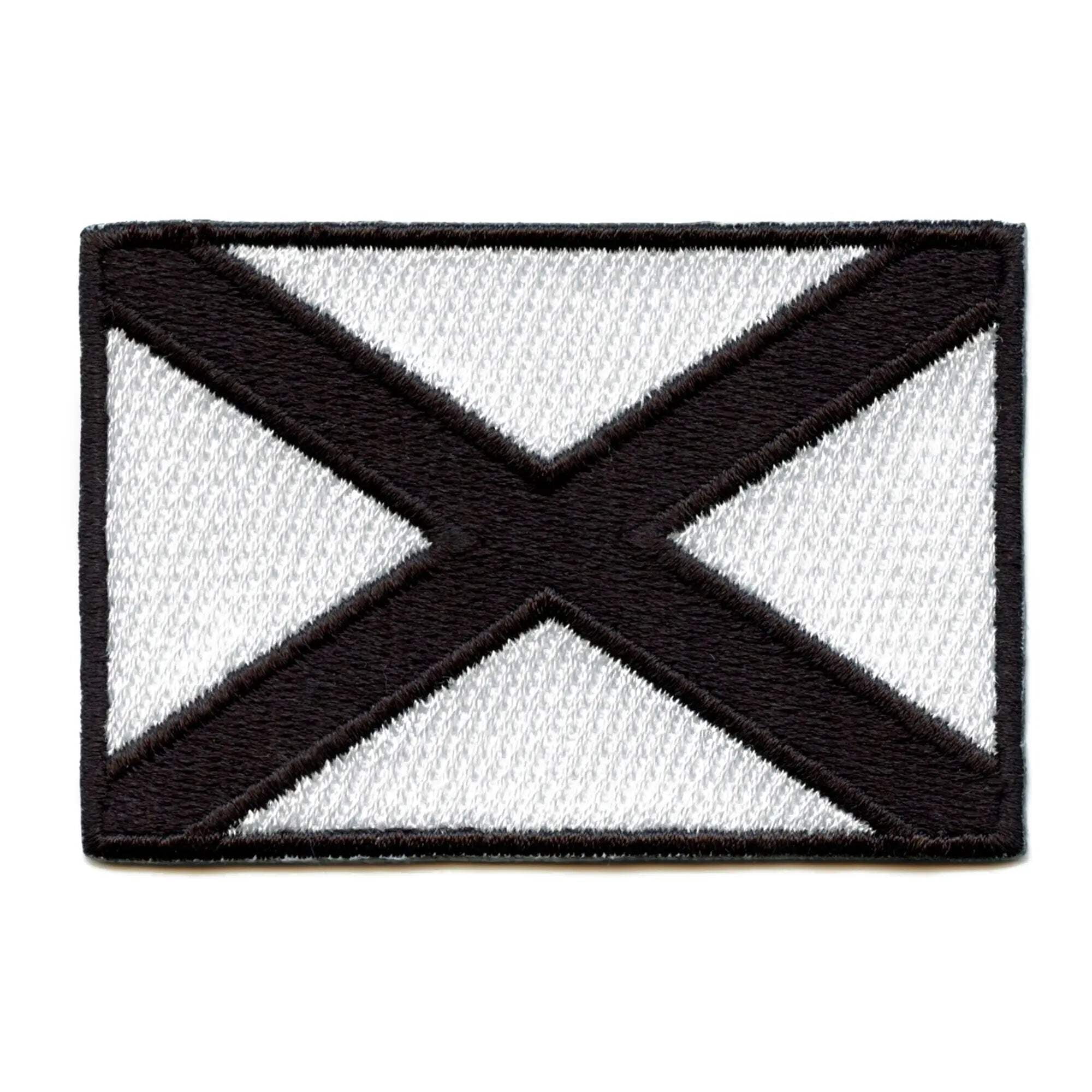 Alabama State Flag Grayscale Patch Travel Home South Embroidered Iron ...