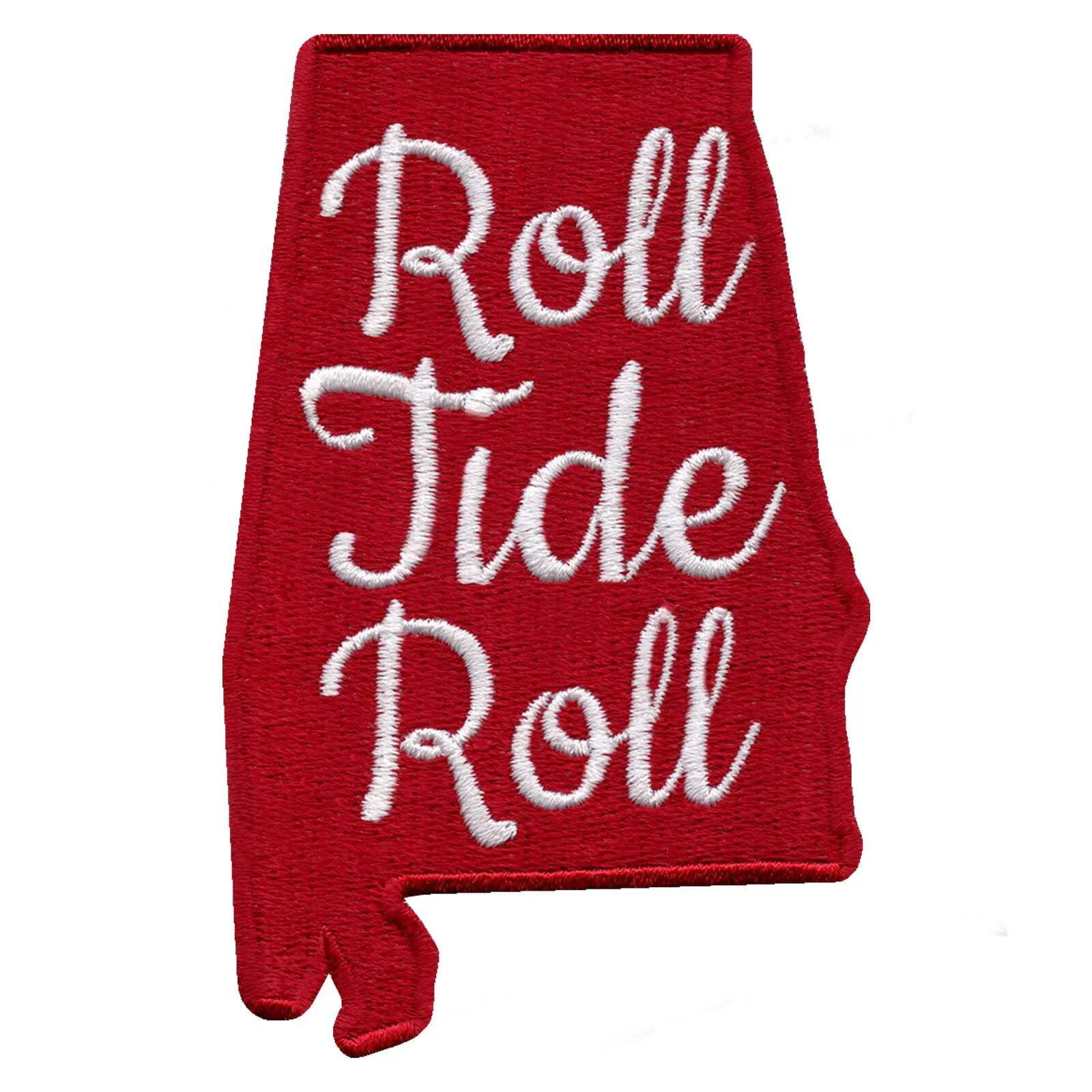 Alabama State 'Roll Tide Roll' Patch College Sports Chant Embroidered ...