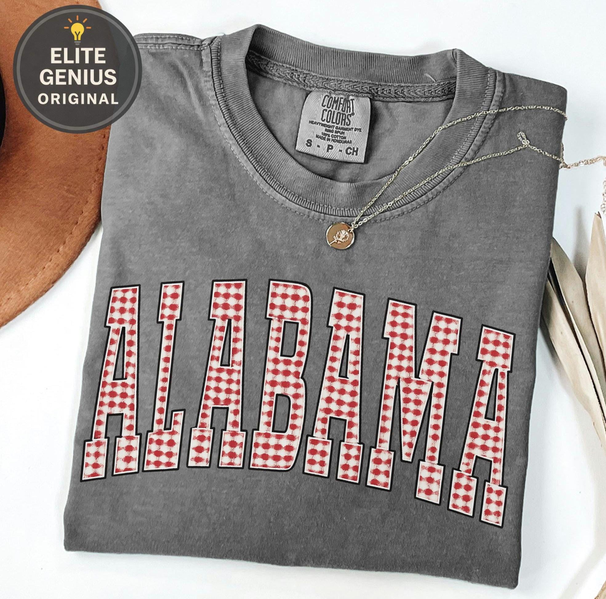 Alabama T-shirt, Retro Varsity Gifted Tee, Game Day Bama , Houndstooth ...