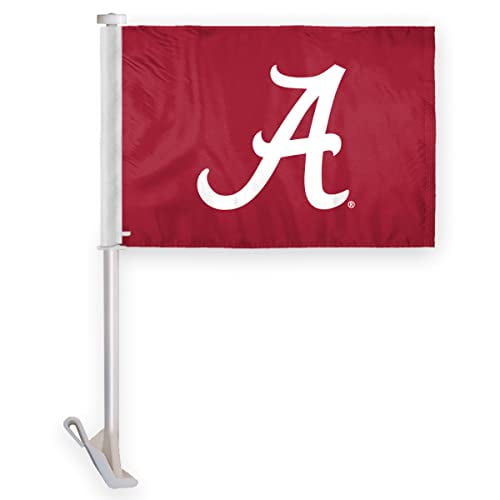Alabama University Crimson Tide Primary A Logo Car Flags-10.5x15 inch ...