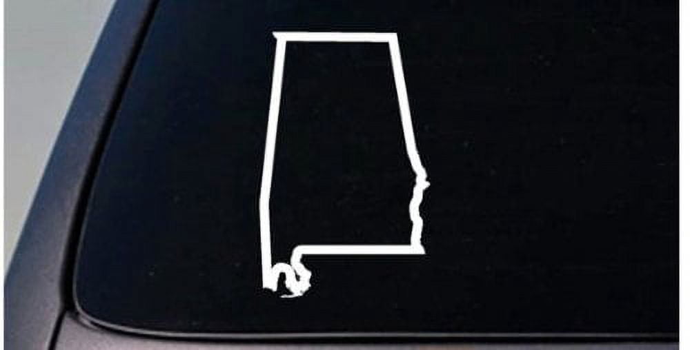 Alabama state 6" sticker decal car truck window college football ...
