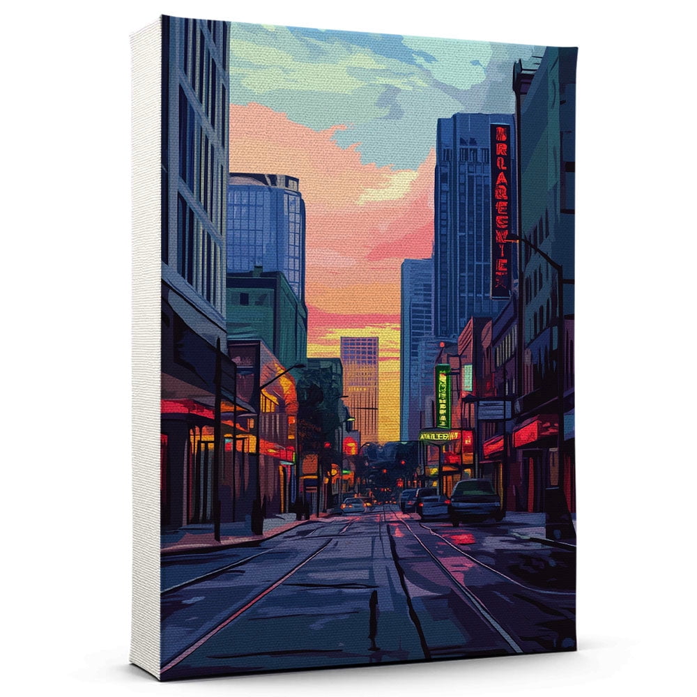 Alabaster Canvass Vintage, Alabama Travel Prints Wall Art, Alabaster ...