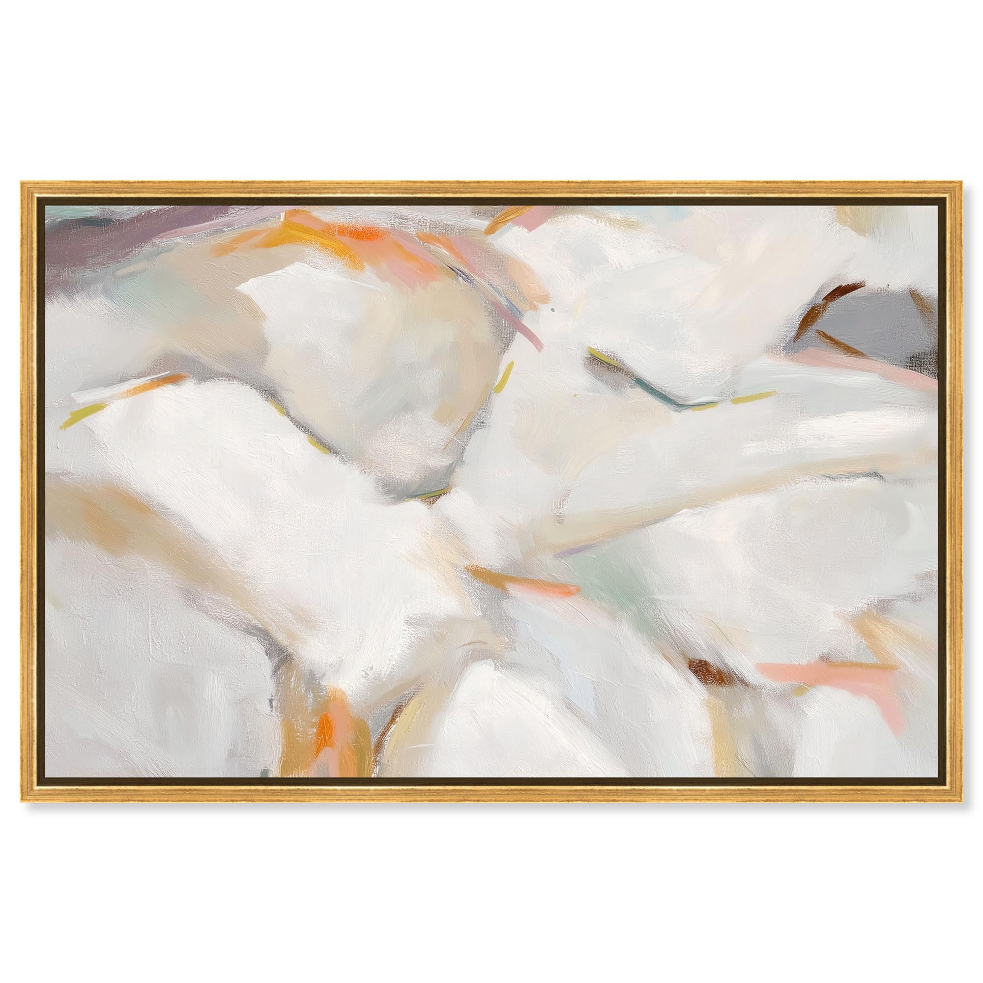Alabaster Interlude IV Canvas Print Living Room Boho Art by Art Remedy ...