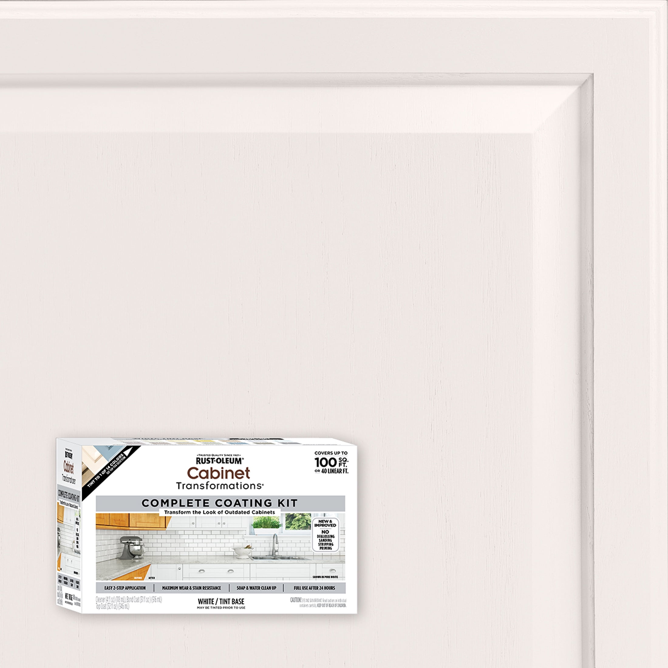 Alabaster, Rust-Oleum Cabinet Transformations Satin Coating Kit ...