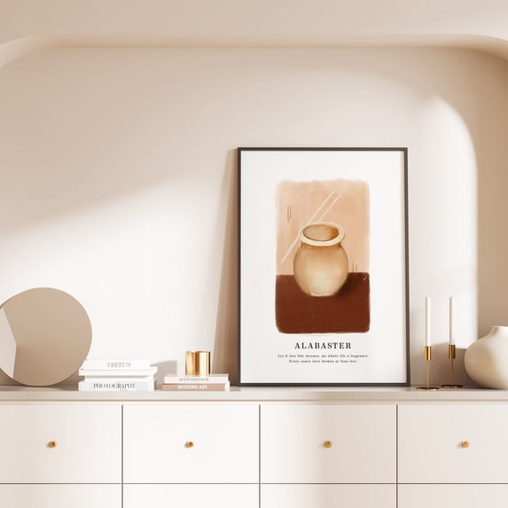 Alabaster Scripture Art Print, Unframed Paper Poster 24x36in - Walmart.com