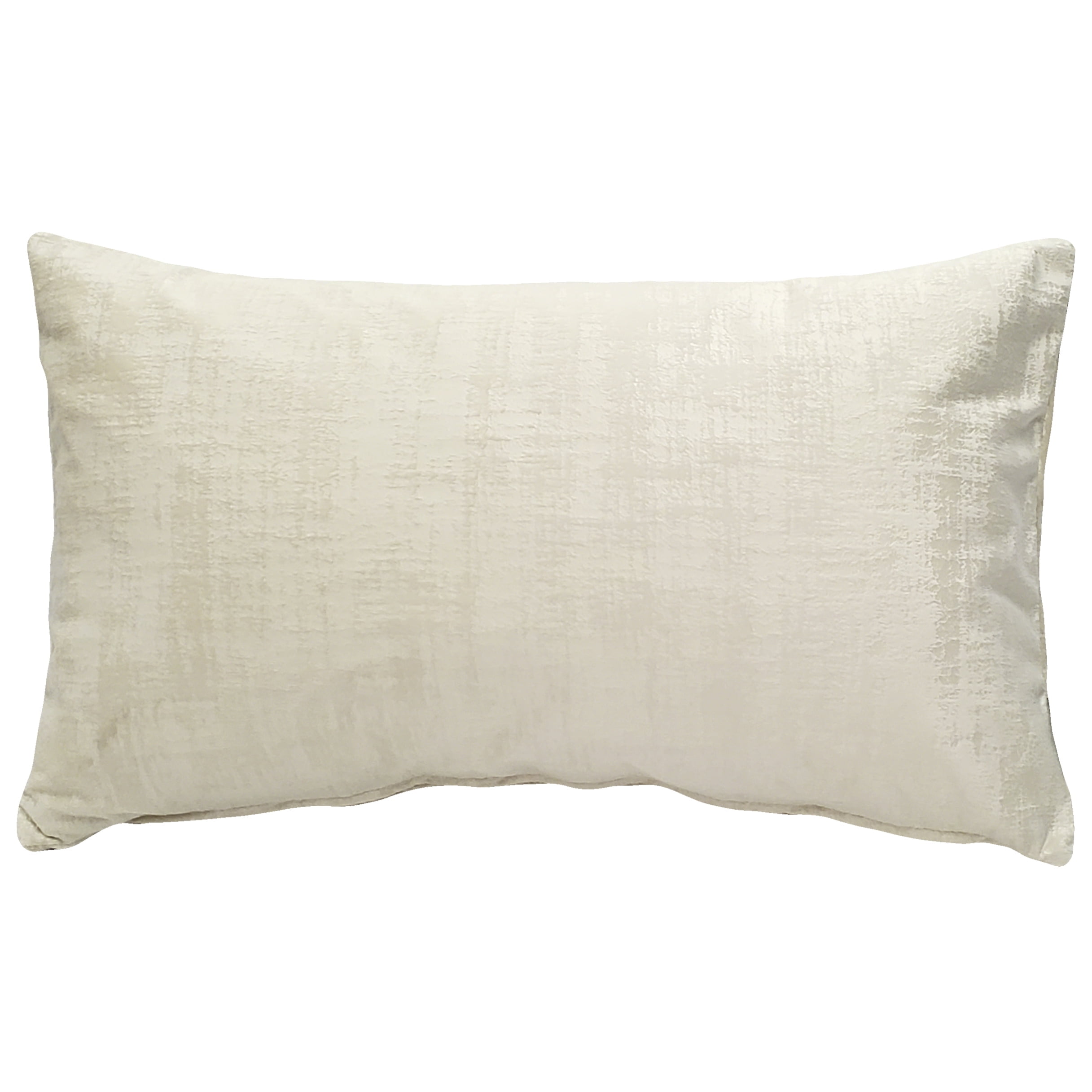Alabaster Stucco Cream Throw Pillow 12x20, Complete with Polyfill ...