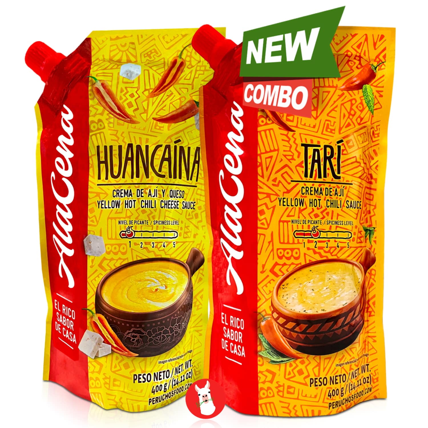 Alacena Crema Huancaina & Crema de Aji Tari Peruvian Sauce Combo pack ...