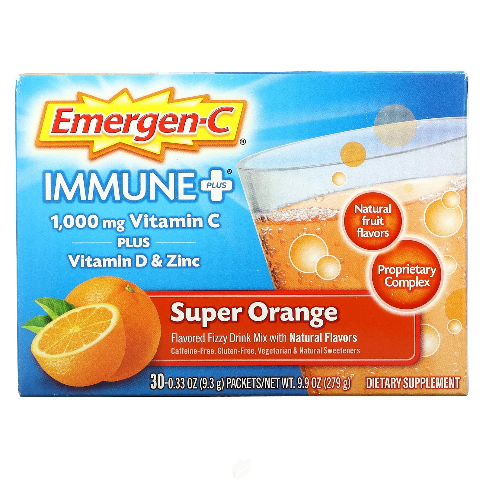 Alacer Emrgn-C Imun+ Supr Orang 30Ct - Walmart.com