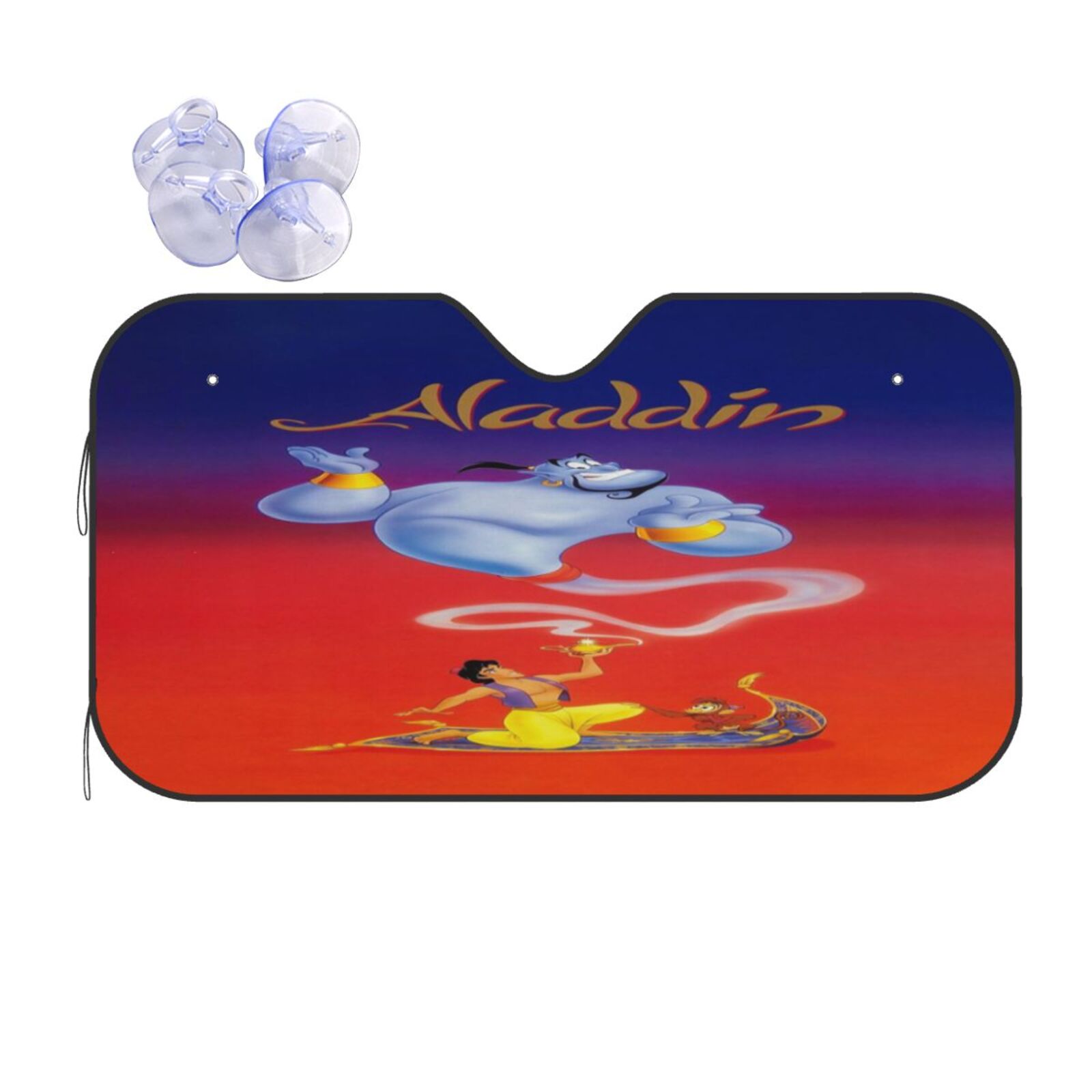 Alad-Di Gen-Ie Car Windshield Sunshade Front Window Sun Shades Folding ...