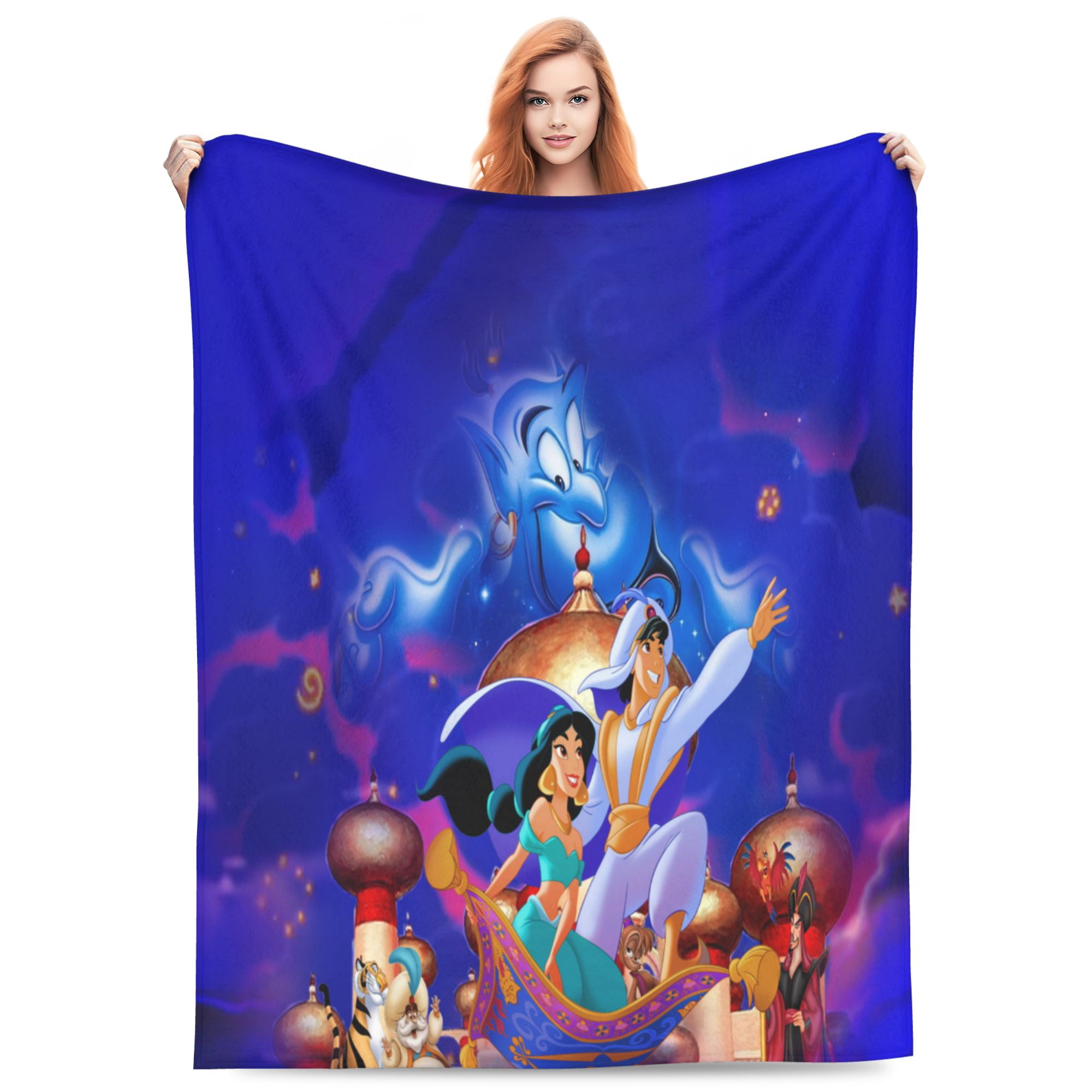 Alad-di Gen-ie Bed Blanket 3D Printed Throw Blanket Lightweight Super ...