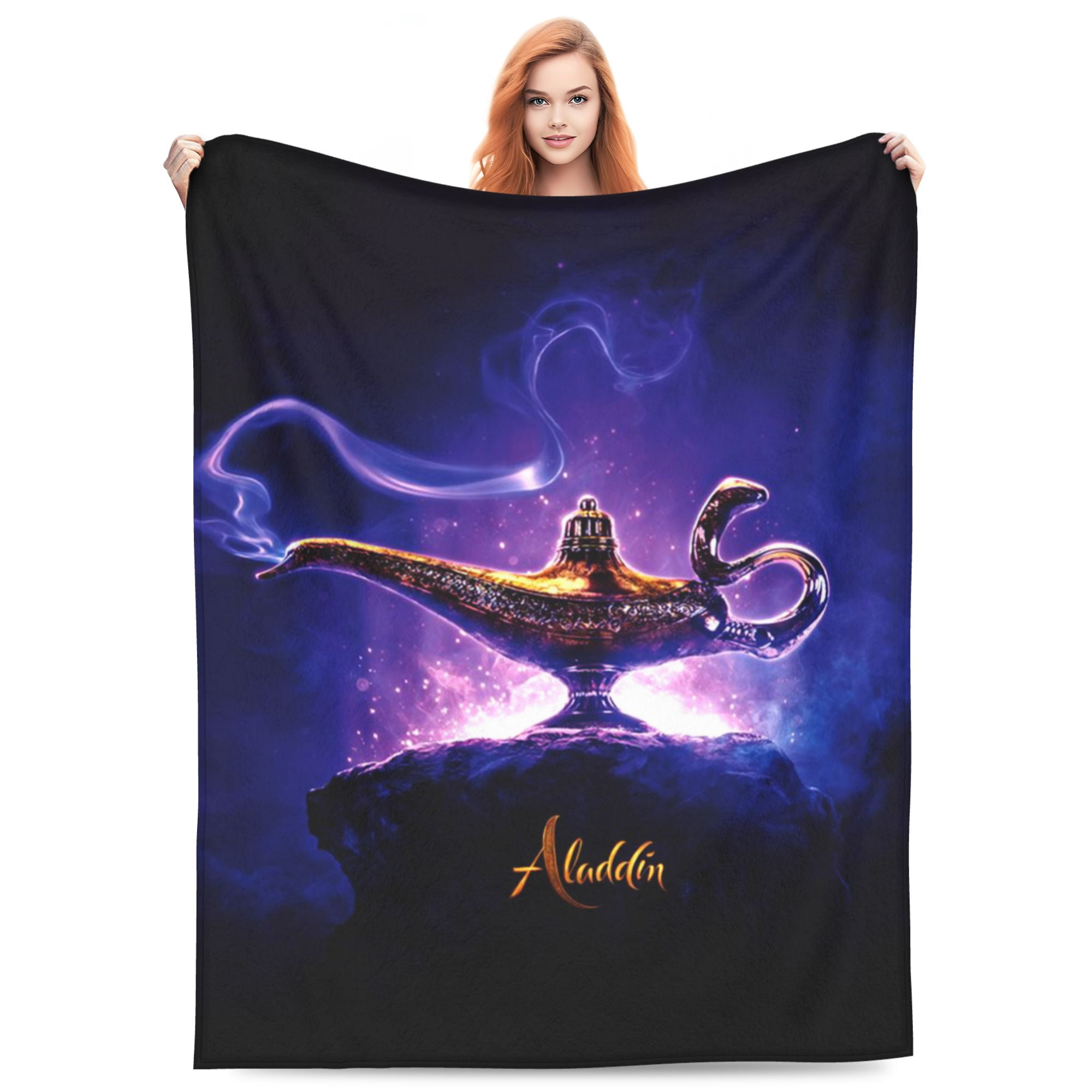 Alad-di Gen-ie Bed Blanket 3D Printed Throw Blanket Lightweight Super ...